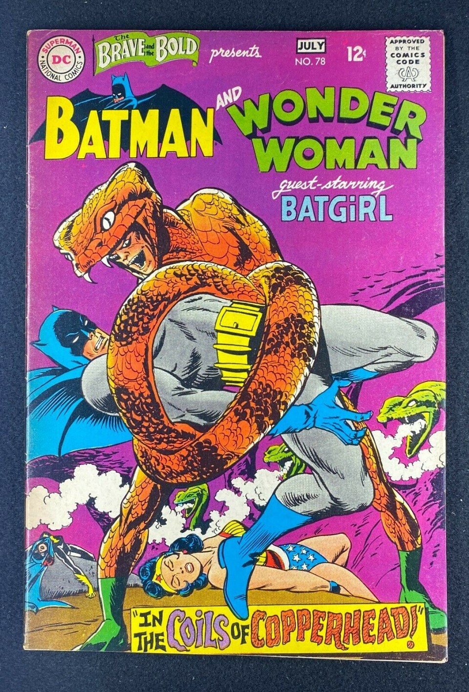 Brave and the Bold (1955) #78 FN+ (6.5) Batman Wonder Woman Batgirl ...