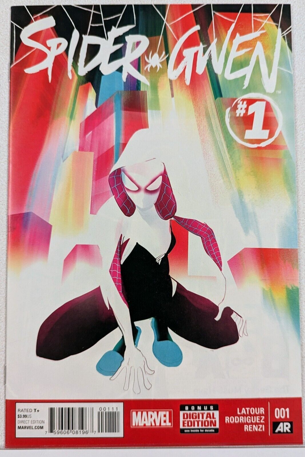 Spider-Gwen #1 First Solo Series 1st Appearance of the Bodega Bandit ...