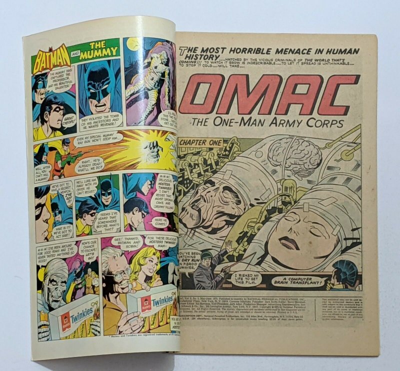 Omac #5 (Jun 1975, DC) FN+ 6.5 Jack Kirby story and art | Comic Books ...