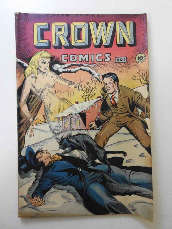 Crown Comics #1 (1945) VG+ Condition! | Comic Books - Golden Age / HipComic