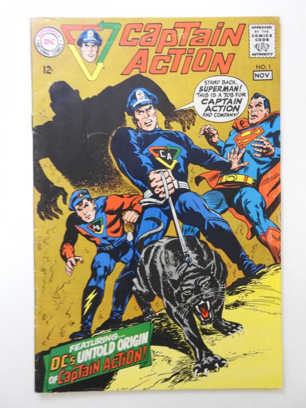 Captain Action #1 (1968) Sharp VG Condition | Comic Books - Silver Age ...