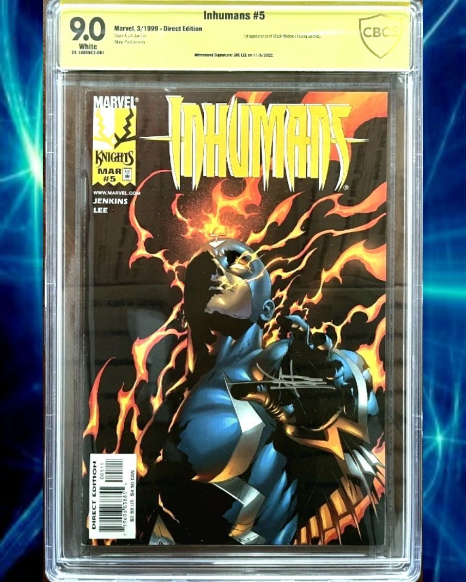 INHUMANS #5 (1999) HOT KEY! SIGNED Jae Lee/1st APP Yelena Belova NEW ...