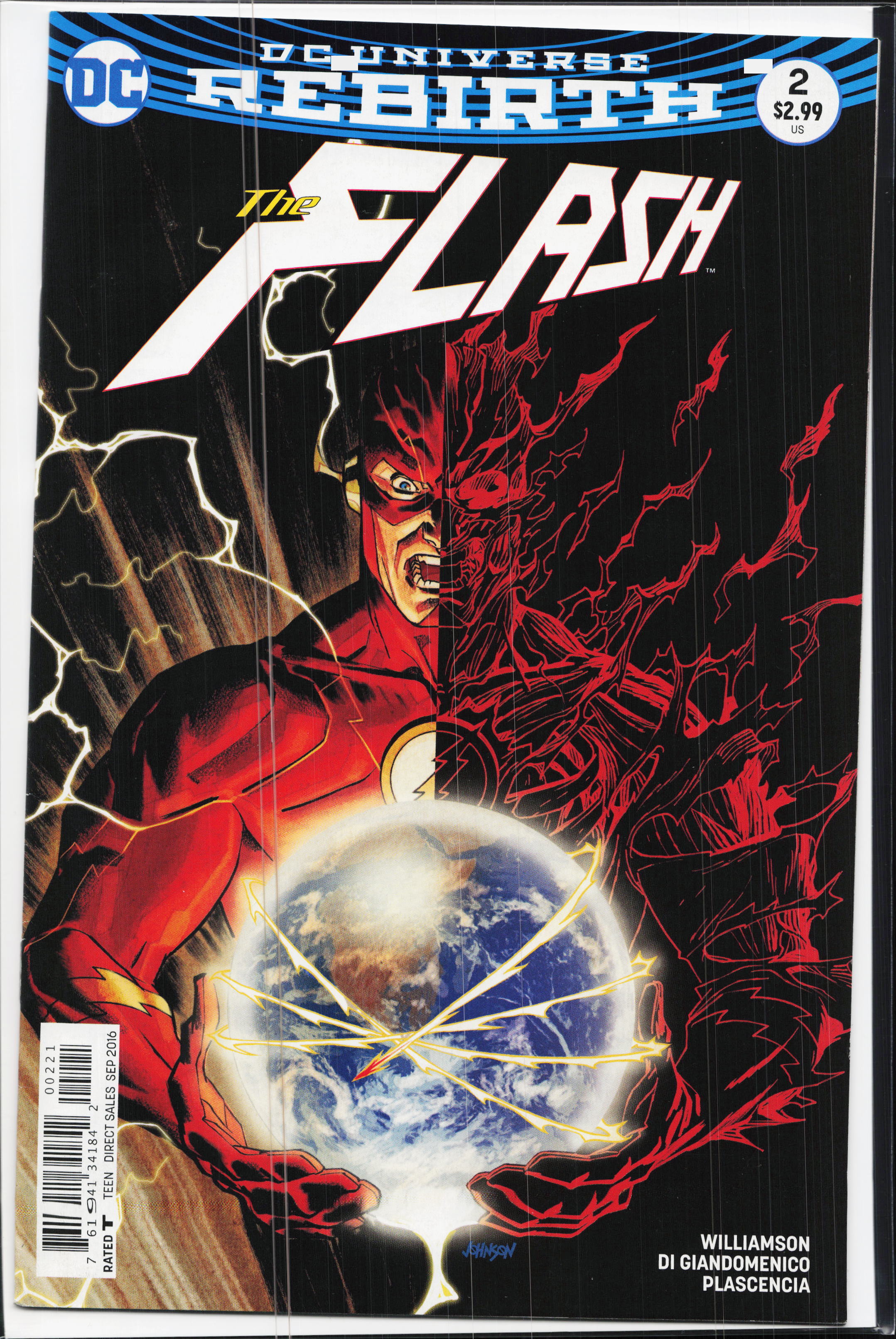 The Flash #2 Variant Cover (2016) The Flash | Comic Books - Modern Age ...