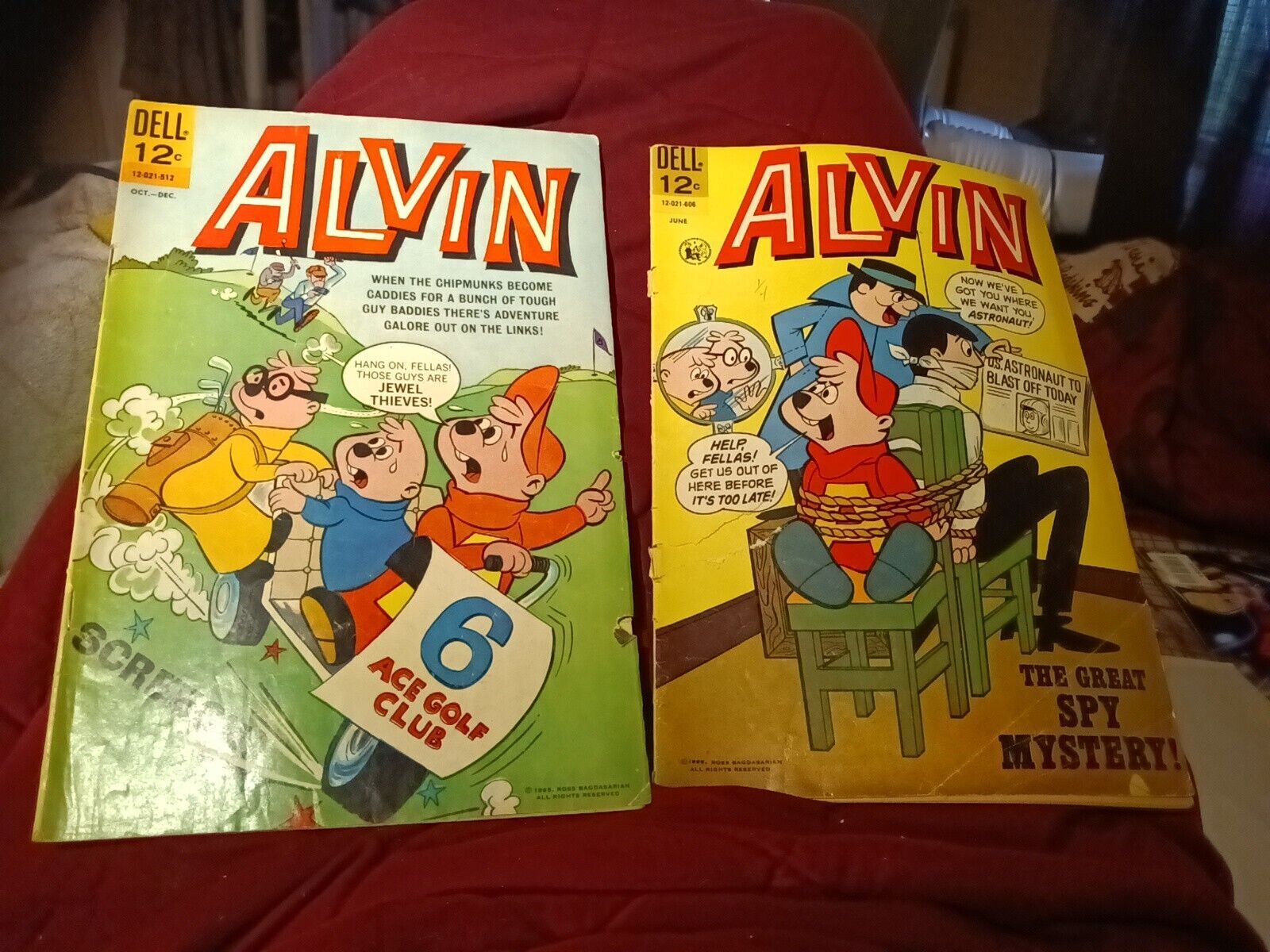Alvin And The Chipmunks 13 & 15 Dell Comics Lot Run Set Collection ...