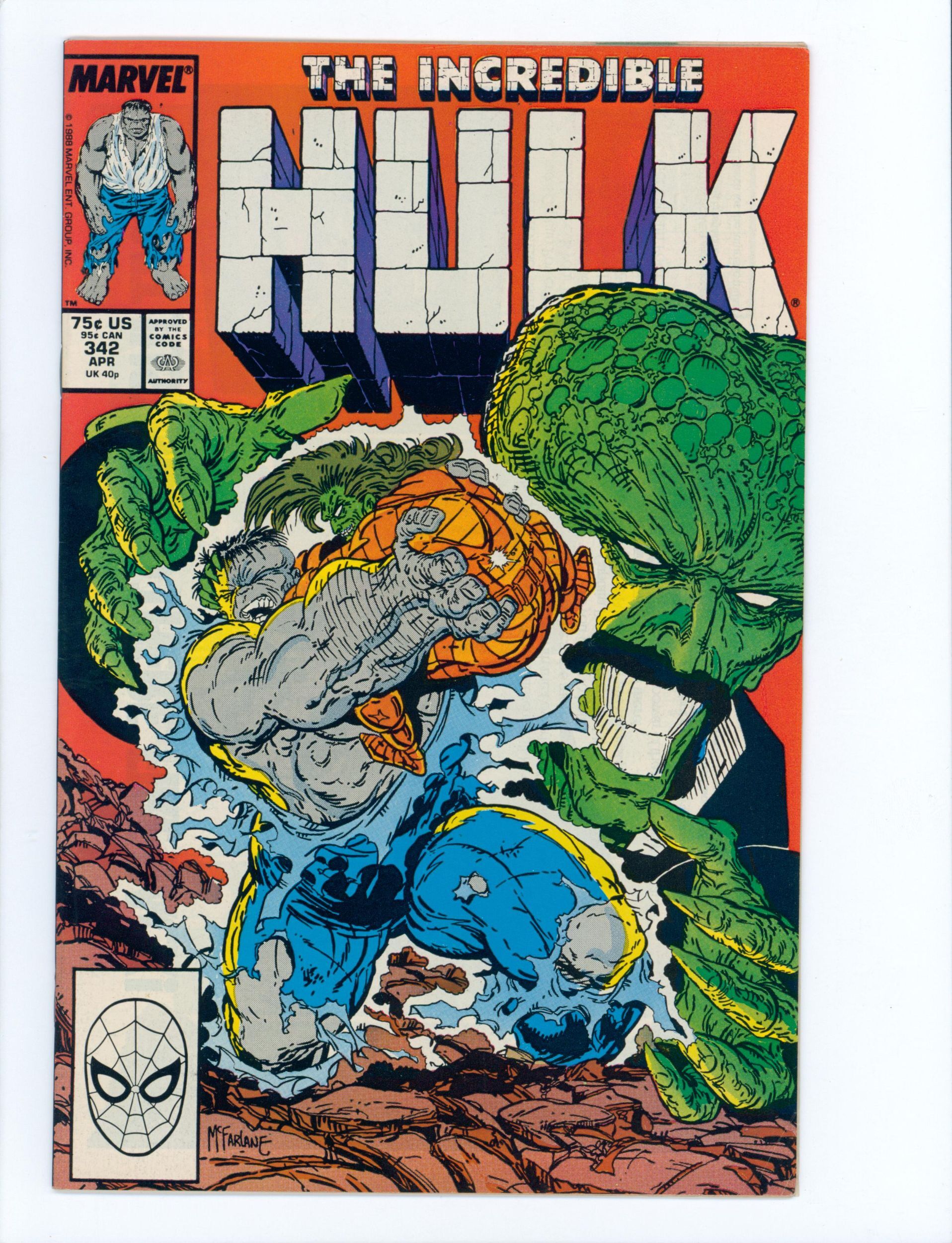 The Incredible Hulk #342 (1988) Todd McFarlane issue | Comic Books ...