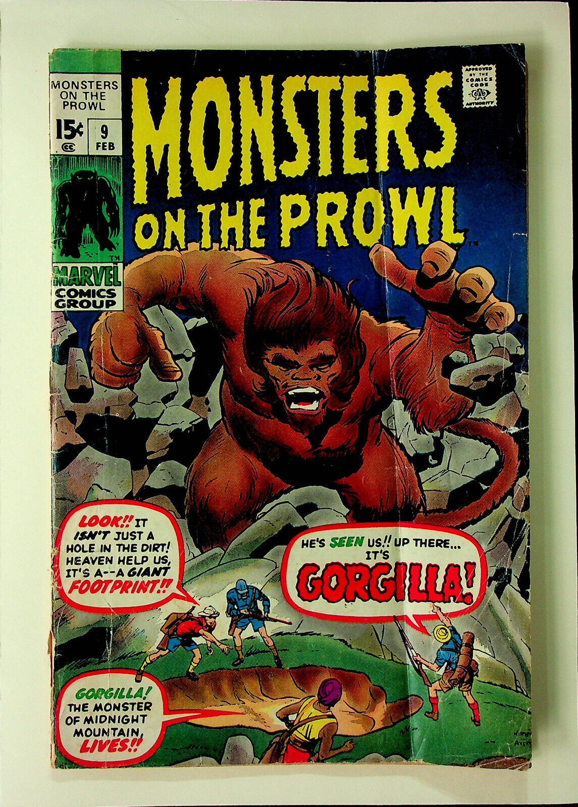 Monsters on the Prowl #9 - (Feb 1977, Marvel) - Fair | Comic Books ...