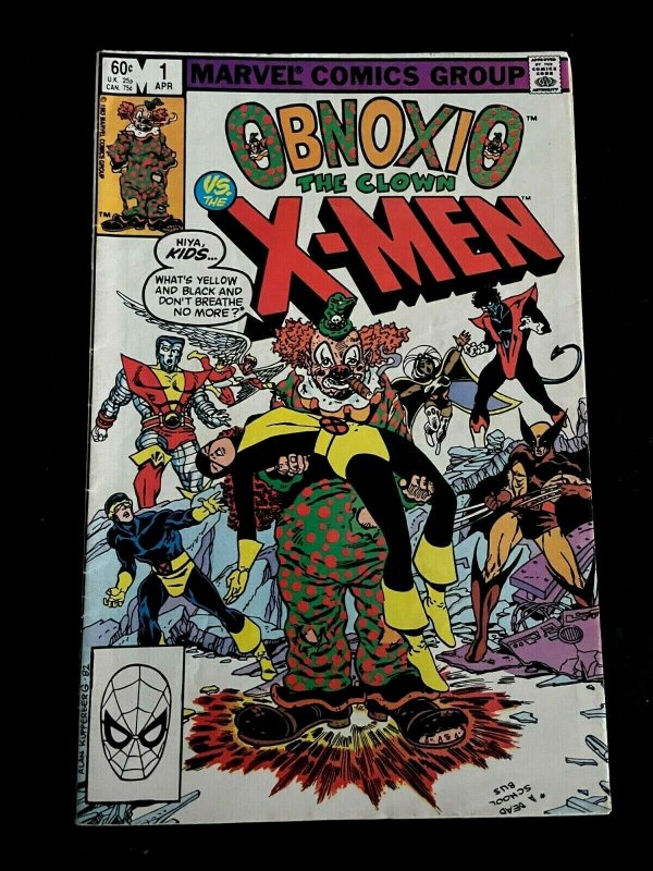 Obnoxio the Clown #1 1983 - vs. the X-Men | Comic Books - Bronze Age ...