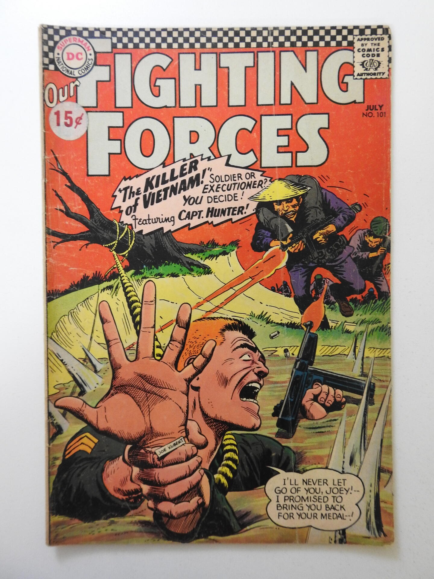 Our Fighting Forces #101 (1966) VG- Condition! sticker fc | Comic Books ...
