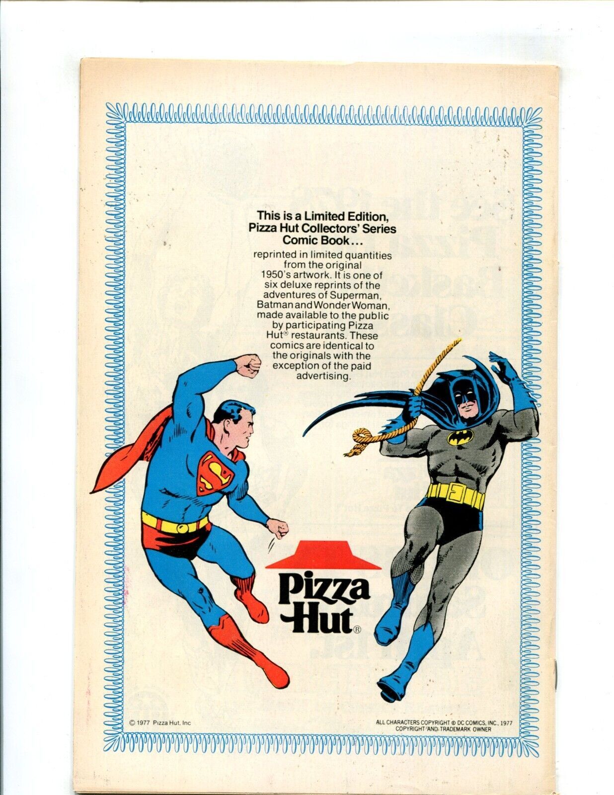 Superman #97 - Pizza Hut Collectors' Edition Vol. 1 (Reprint)! (7.0/7.5) 1977 | Comic Books ...
