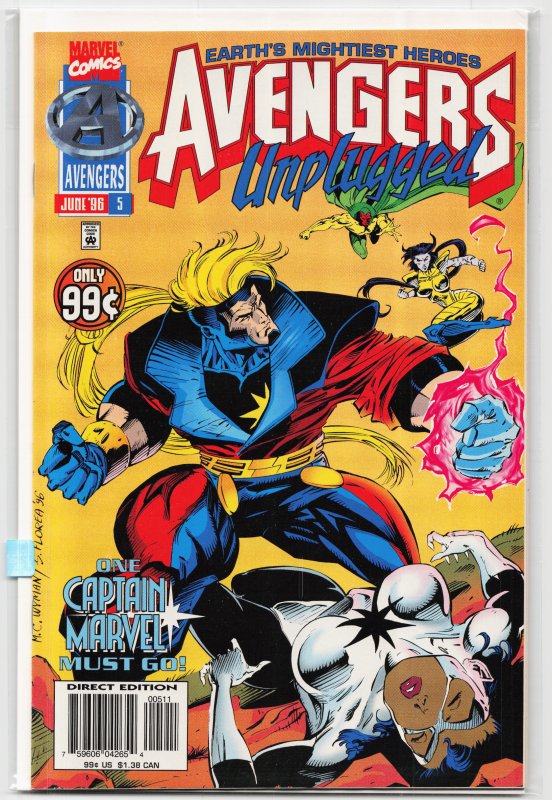 Avengers Unplugged #5 (1996) The Avengers [Key Issue] | Comic Books ...