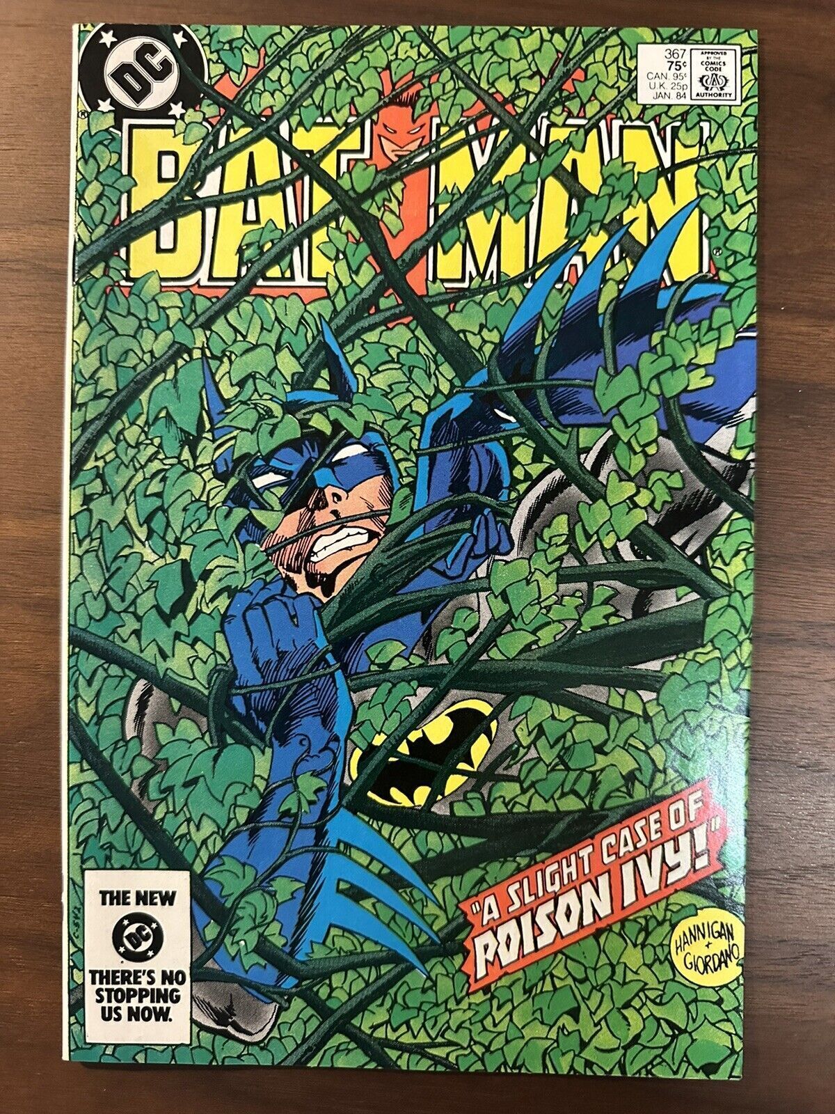 Batman #367 VF/NM Cover art by Ed Hannigan and Dick Giordano. (DC 1984 ...