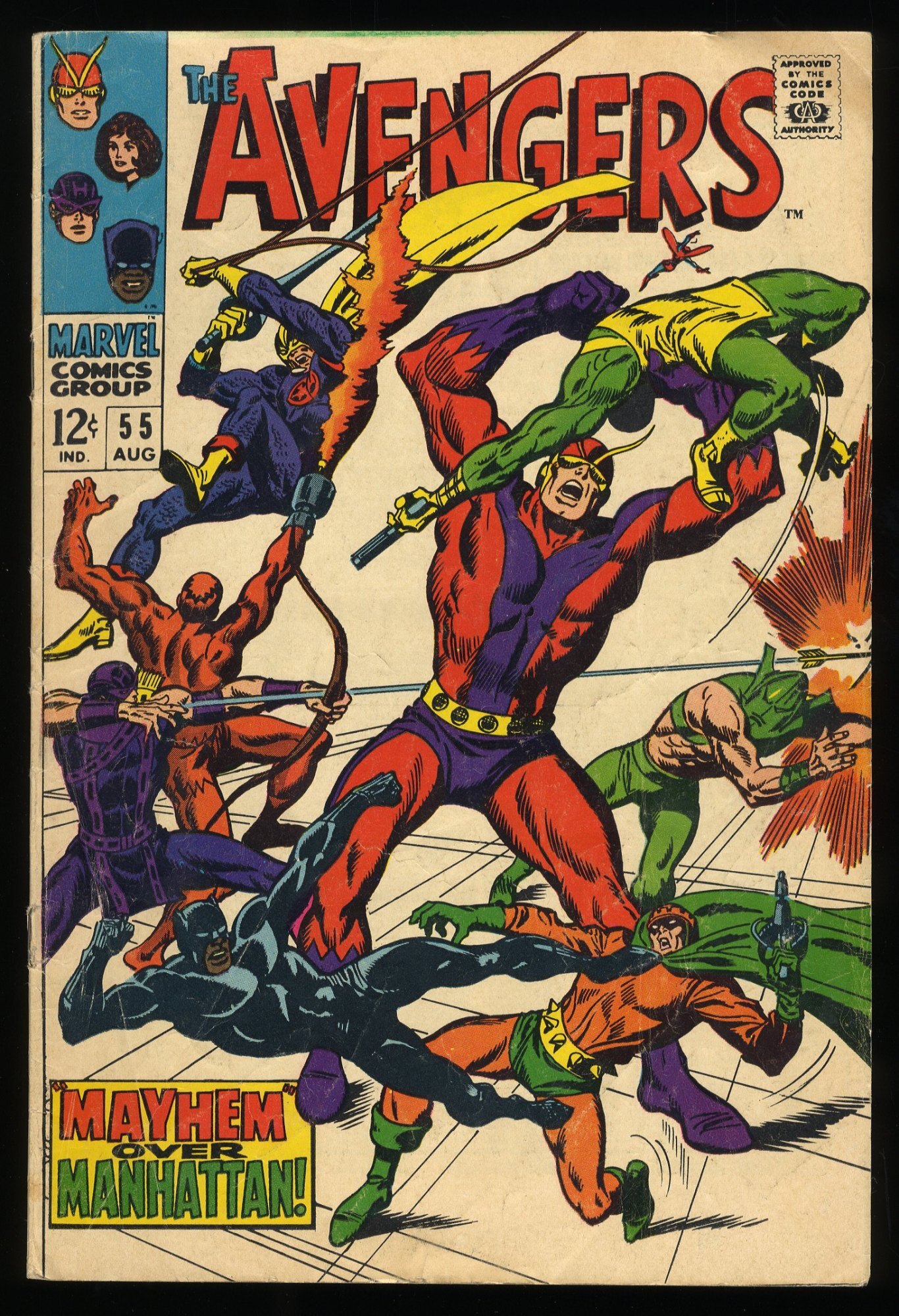 Avengers #55 VG 4.0 1st Appearance of Ultron! Black Knight! | Comic ...