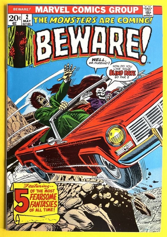 Beware! 2 Classic Horror Stan LEE Marvel (1973) | Comic Books - Bronze ...