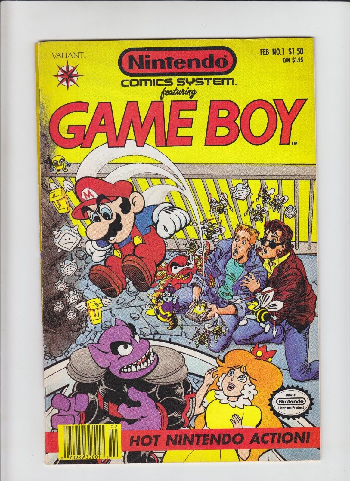 Nintendo Comics System featuring Game Boy #1 Super Mario Brothers 1991 ...