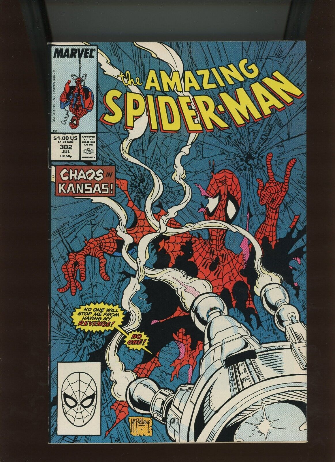 (1988) The Amazing Spider-Man #302: COPPER AGE! MCFARLANE COVER ART! (9 ...