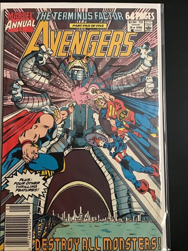 The Avengers Annual #19 Newsstand Edition (1990) | Comic Books - Copper ...