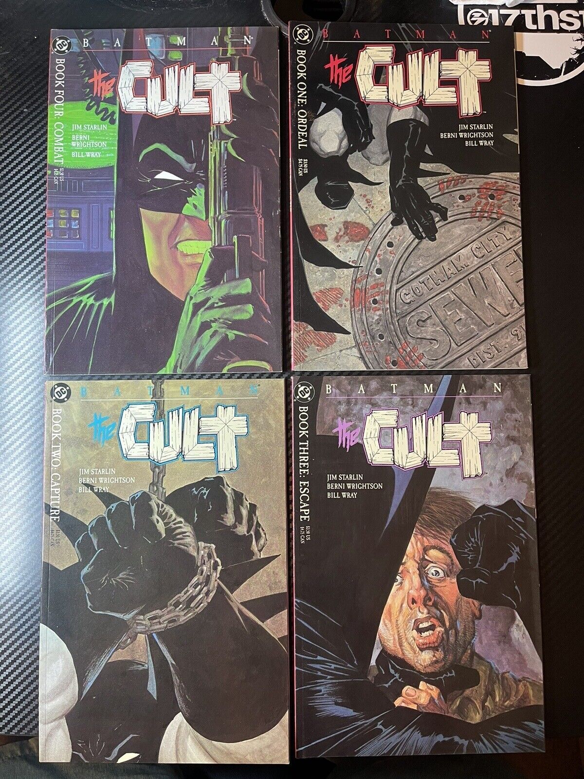 Batman The Cult 1-4 Complete Set DC Comics Jim Starlin Bernie Wrightson ...