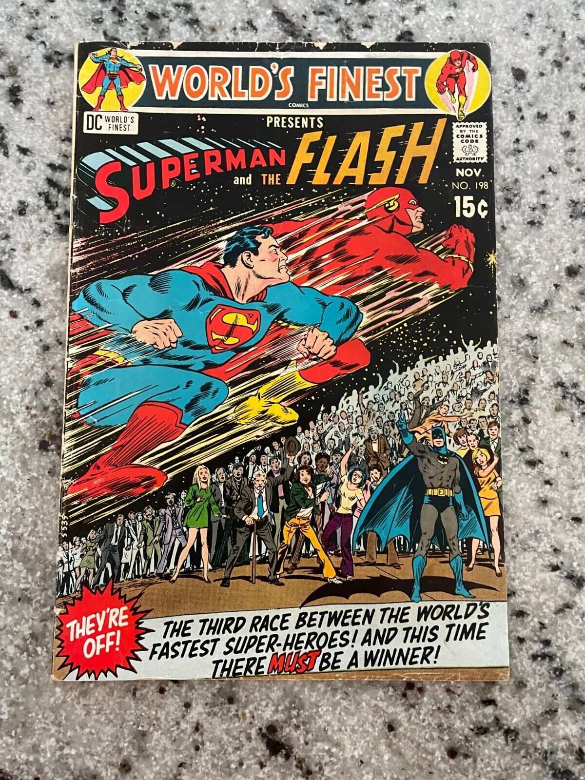 World's Finest Comics # 198 FN- DC Comic Book Superman Flash Race ...