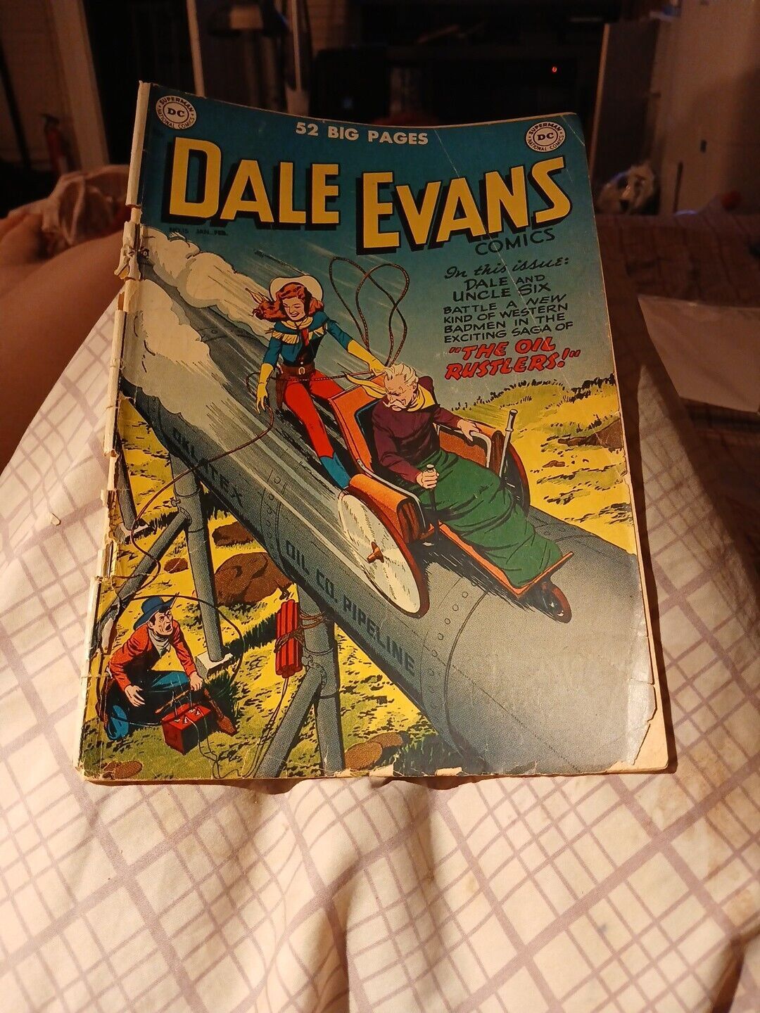 DALE EVANS COMICS #15 Dc 1951 Golden Age Rocket ? Wheelchair Scifi ...