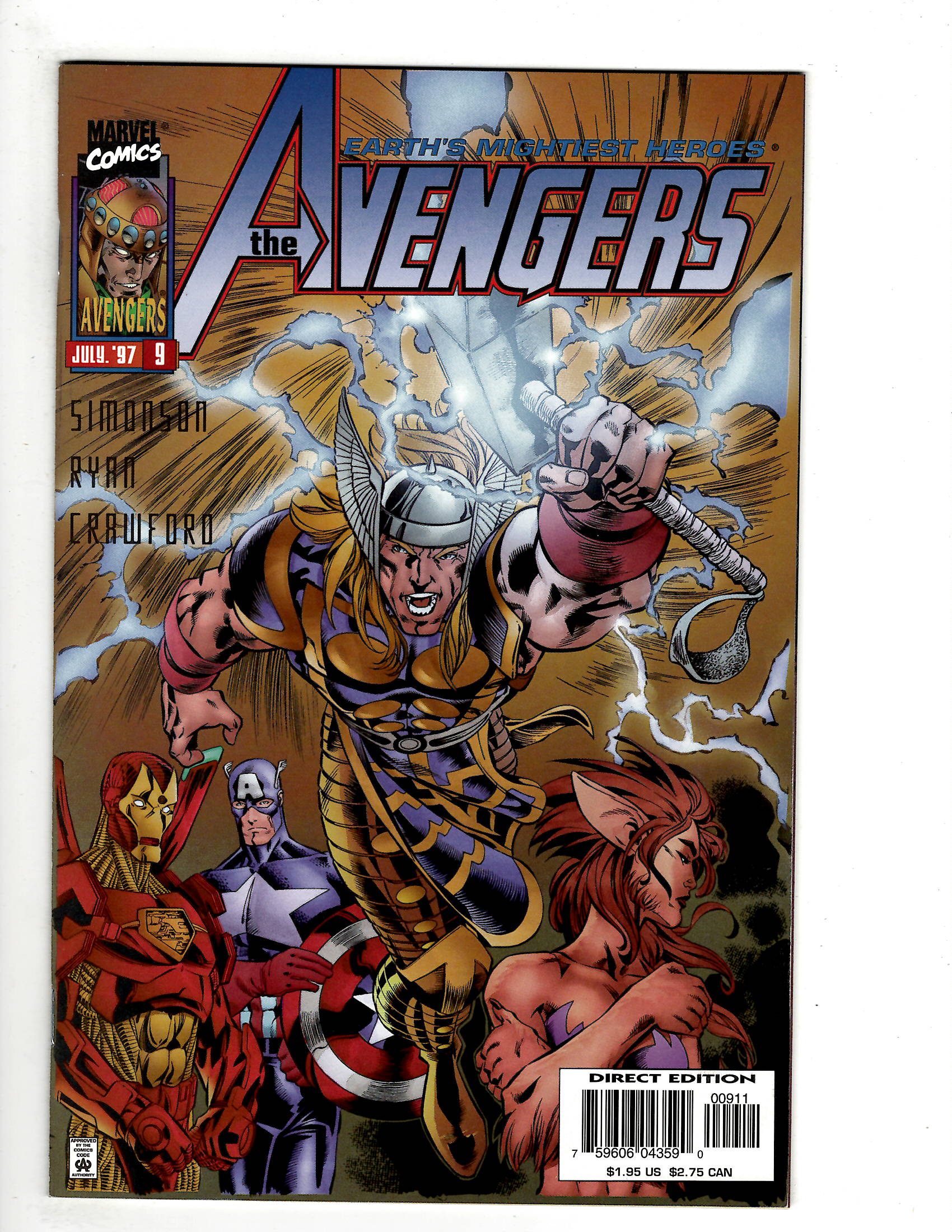 Avengers #9 (1997) SR33 | Comic Books - Modern Age, Marvel / HipComic