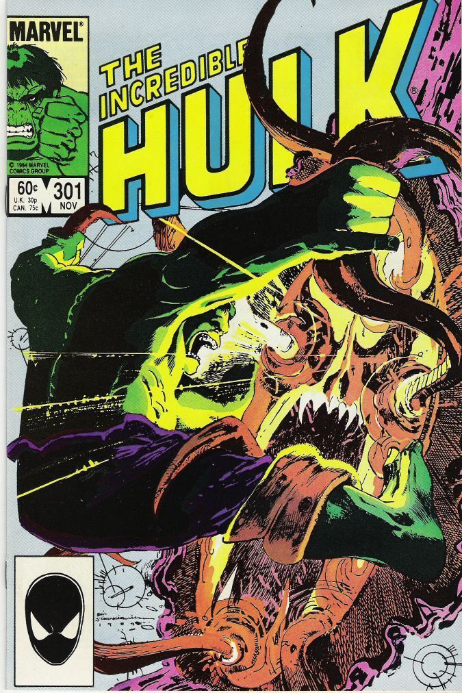 The Incredible Hulk #301 (1984) NM- 9.2 | Comic Books - Copper Age ...