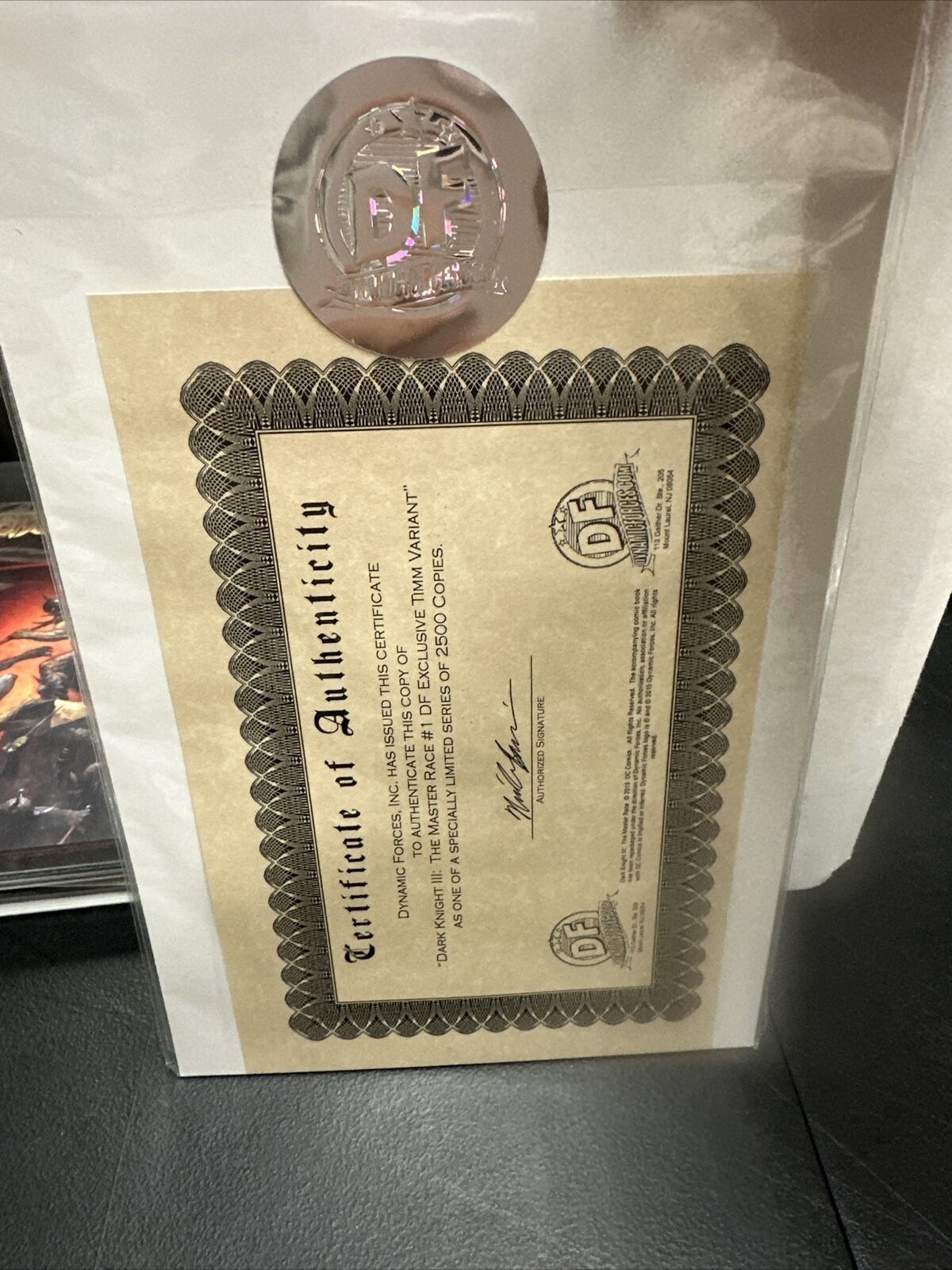 DC Comics The Dark Knight III The Master Race #1 DF Exclusive Timm ...