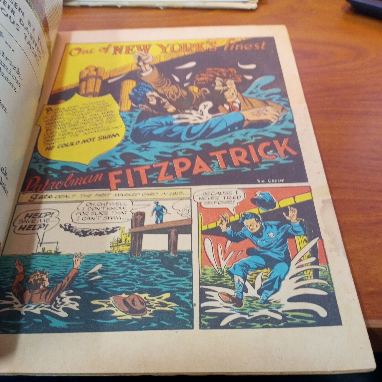 HEROIC COMICS #39 1946-INGLES AND TOTH ART!-Golden age precode war ...