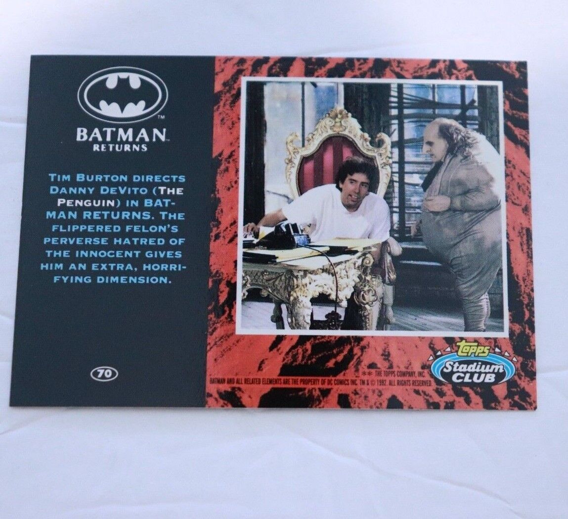 1992 Batman Returns Stadium Club #70 | Comic Collectibles - Trading ...