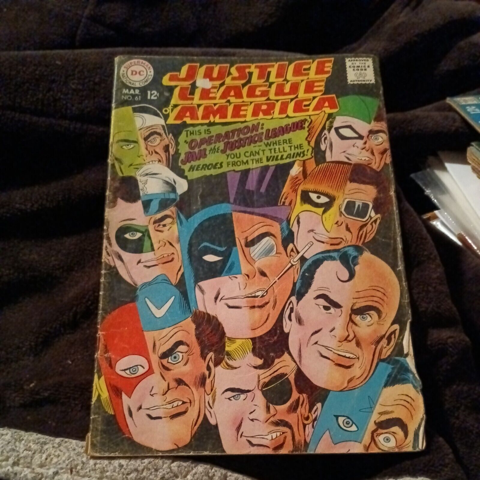 Justice League of America #61-Batman-Superman-Penguin-Luthor-Switch ...