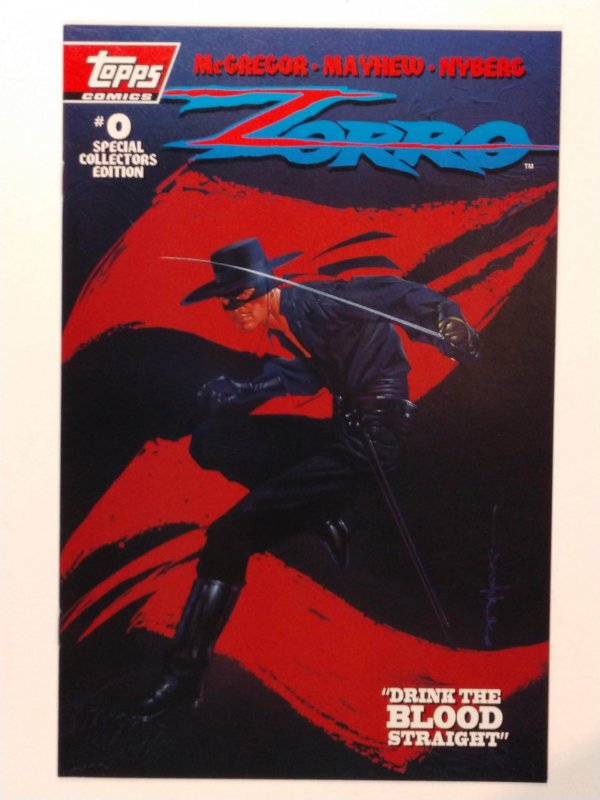 Zorro #0 (9.2, 1993) | Comic Books - Modern Age, Topps, Zorro, Westerns ...