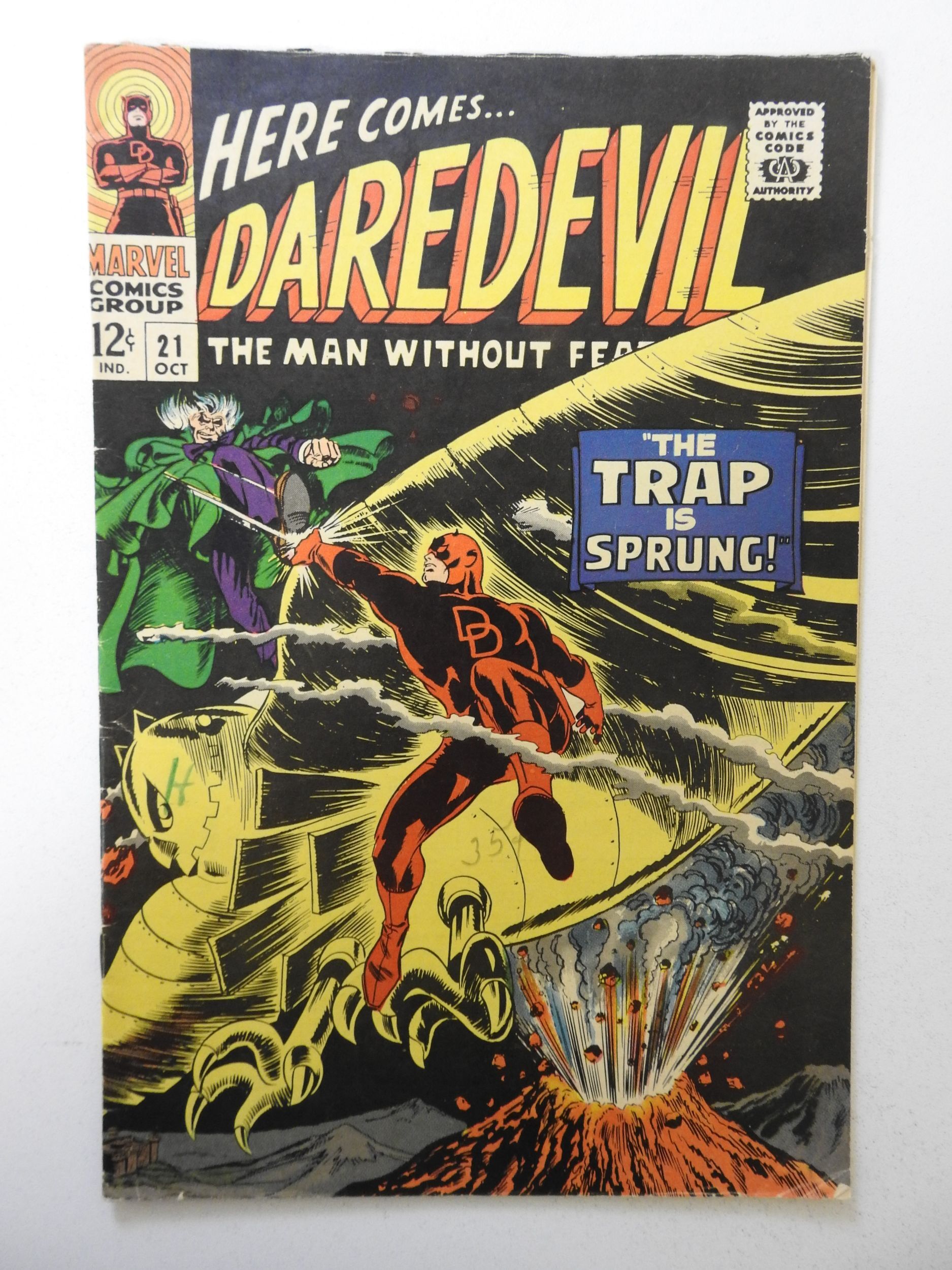 Daredevil #21 (1966) FN Condition! ink fc | Comic Books - Silver Age ...