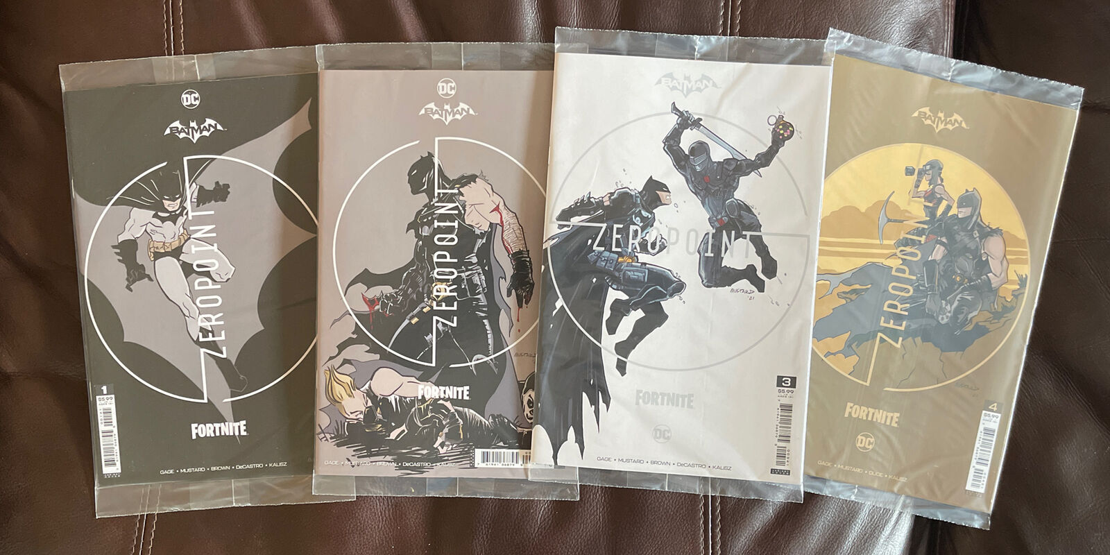 Batman Fortnite Zero Point 1-5 premium cover package Sealed With Codes ...