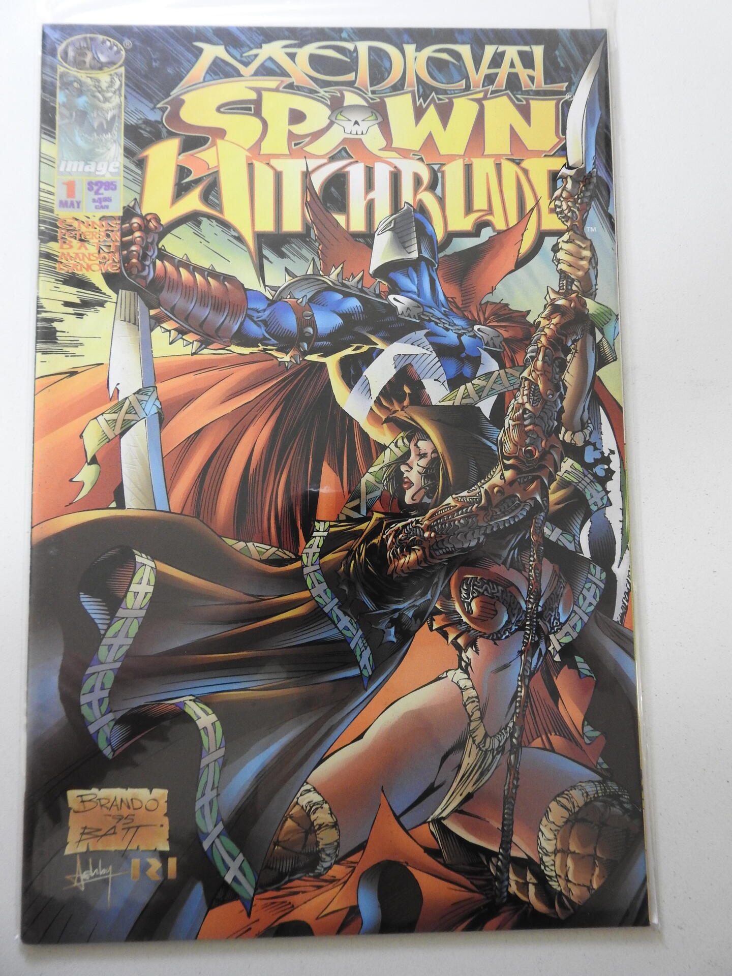 Medieval Spawn / Witchblade #1 (1996) | Comic Books - Modern Age, Image ...