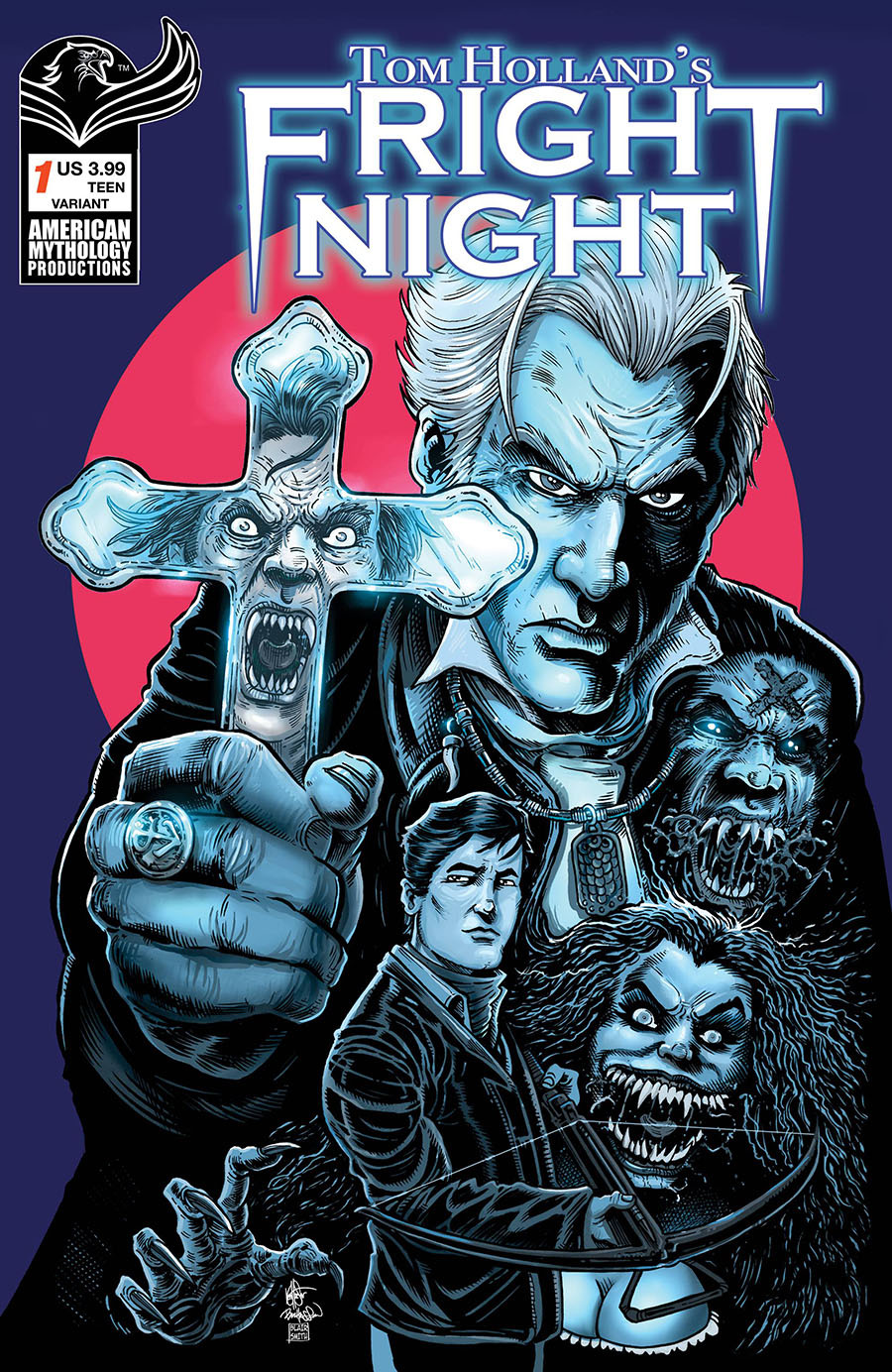 Fright Night (Tom Holland's ) #1A FN ; American Mythology | cross ...