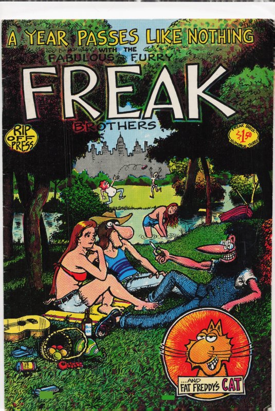 The Fabulous Furry Freak Brothers #3 Fat Freddy's Cat | Comic Books ...