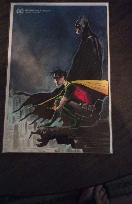 Robin & Batman #1 Jeff Lemire Variant Cover (2022) | Comic Books ...