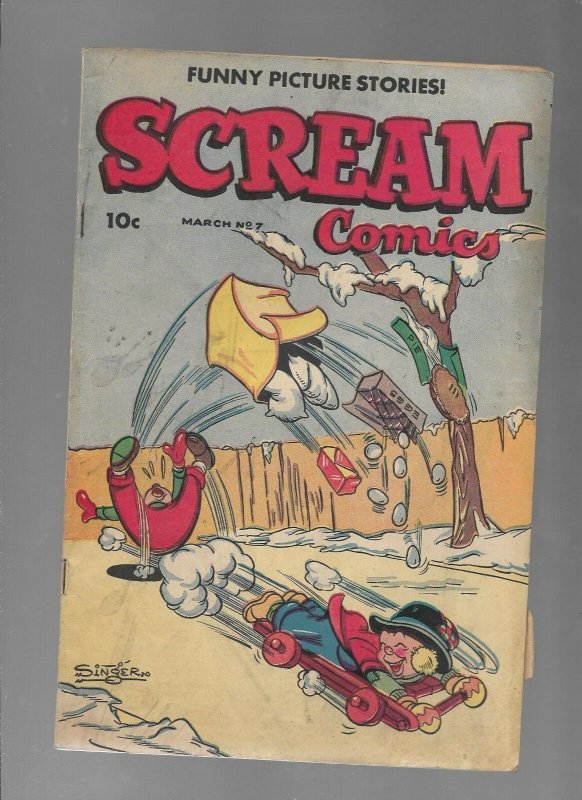 Scream Comics #7 - Spike Mccoy! - (4.0) 1945 | Comic Books - Golden Age ...