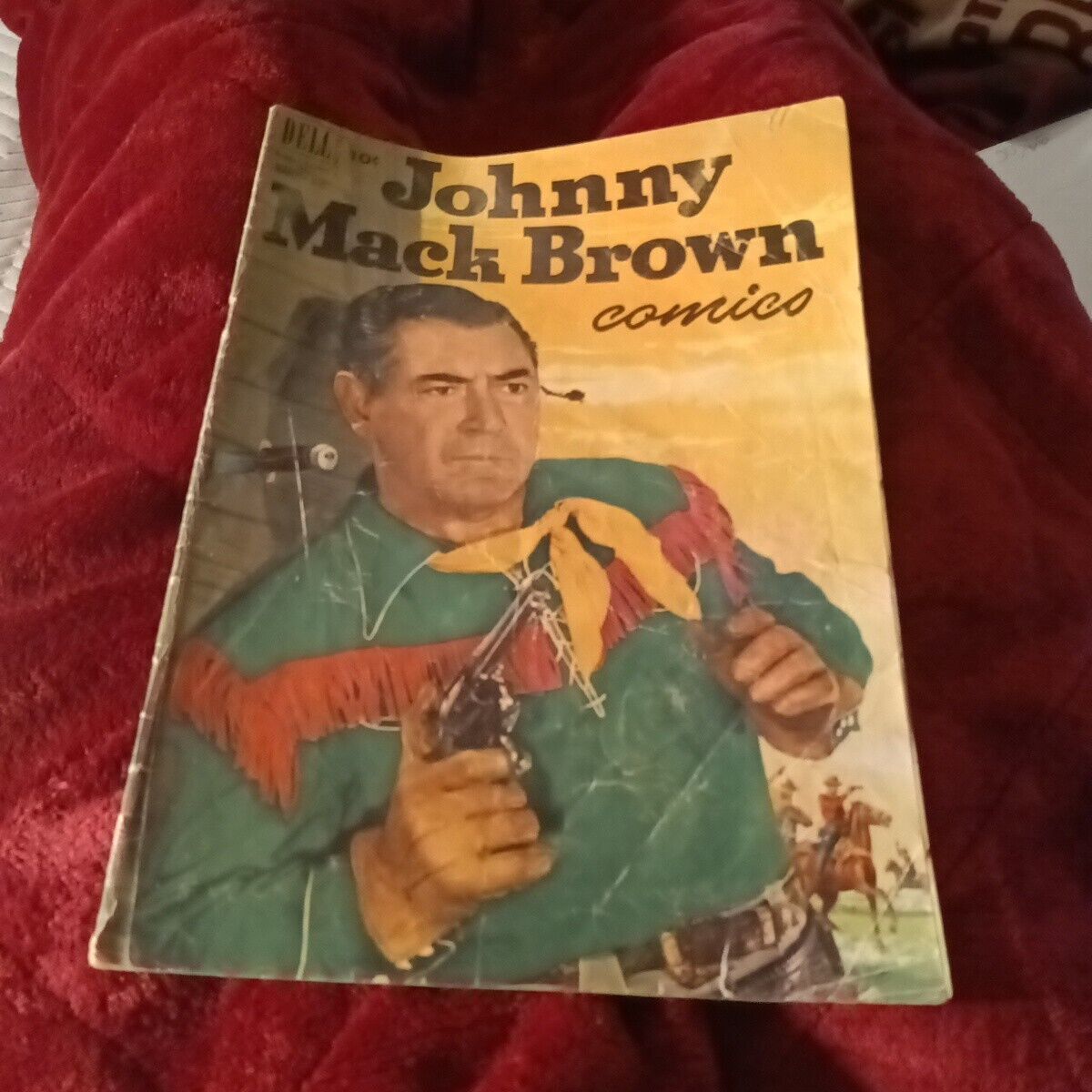 Johnny Mack Brown comics #9 golden age 1952 Dell Comic Book western ...