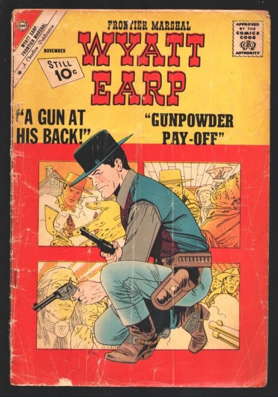 Wyatt Earp #39 1961-Charlton-Pete Morisi cover & story art-G | Comic ...