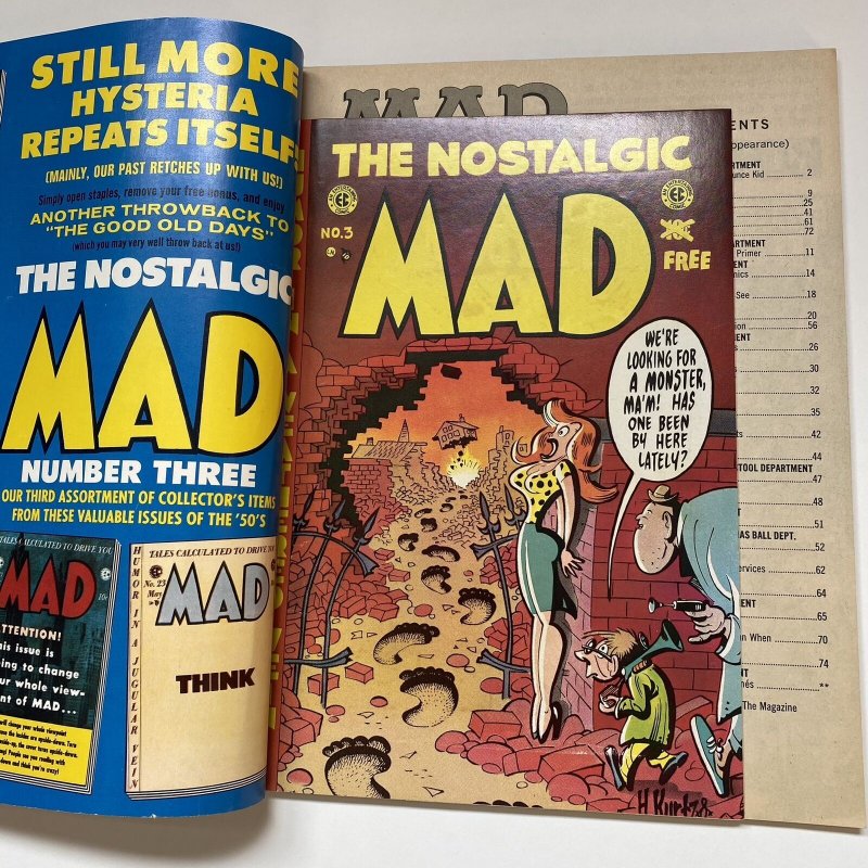 Mad Magazine Super Special #15 Includes Comic Book Mad #3 1975 EC ...