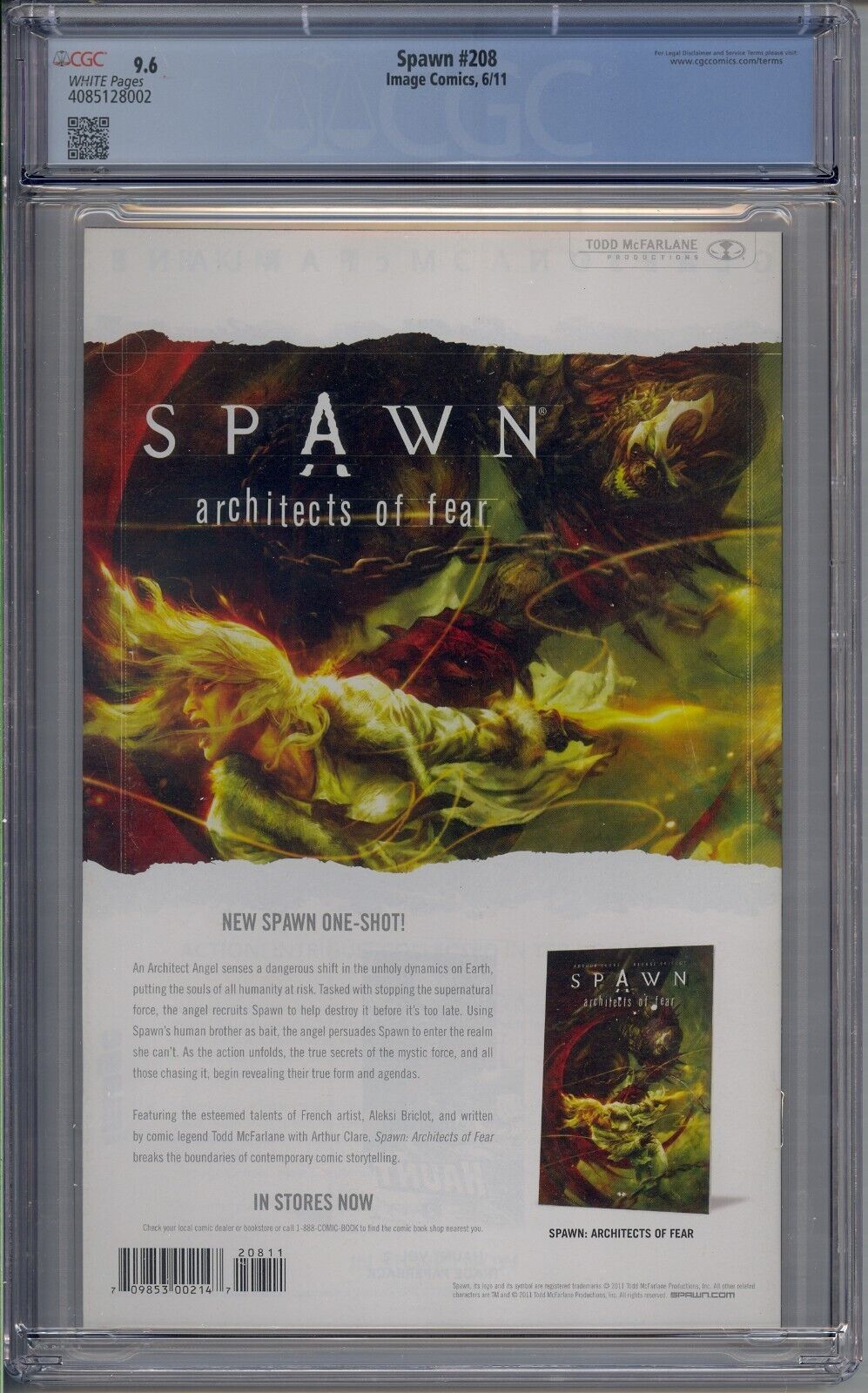 Spawn #208 CGC 9.6 JON Goff Todd Mcfarlane Will Carlton Story 8002 | Comic Books - Modern Age ...