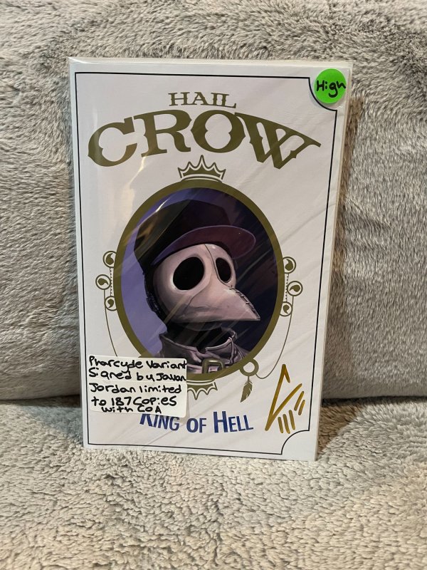 HAIL CROW LACC Javan Jordan limited to 187 Dre Homage Signed | Comic ...
