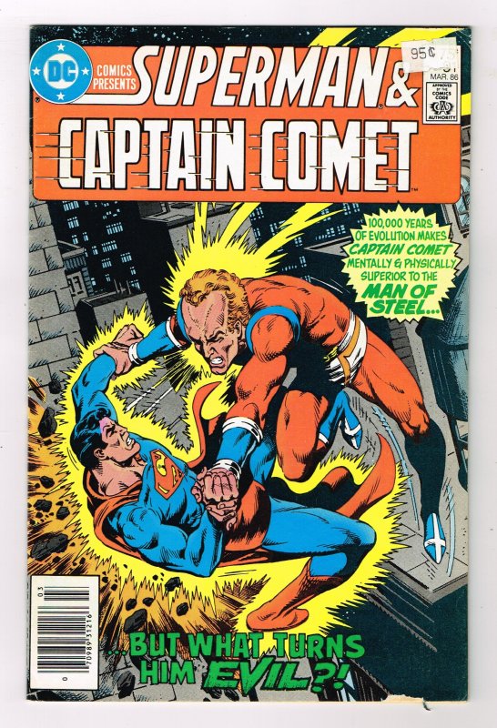 DC Comics Presents #91 (1986) - Superman & Captain Comet Newsstand ...