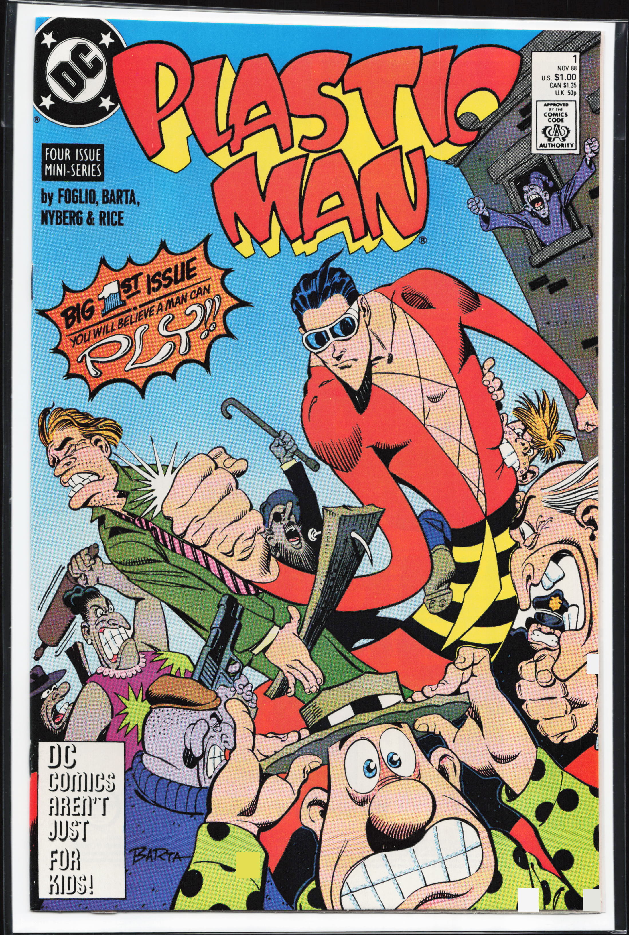 Plastic Man #1 (1988) Plastic Man | Comic Books - Copper Age, DC Comics, Plastic Man, Humor ...