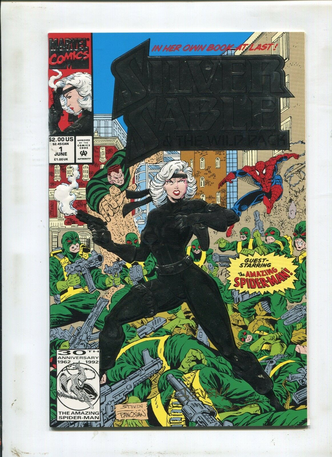 Silver Sable & The Wild Pack #1 ~ Signed By Butler & Sanders ~ (9.2) WH ...