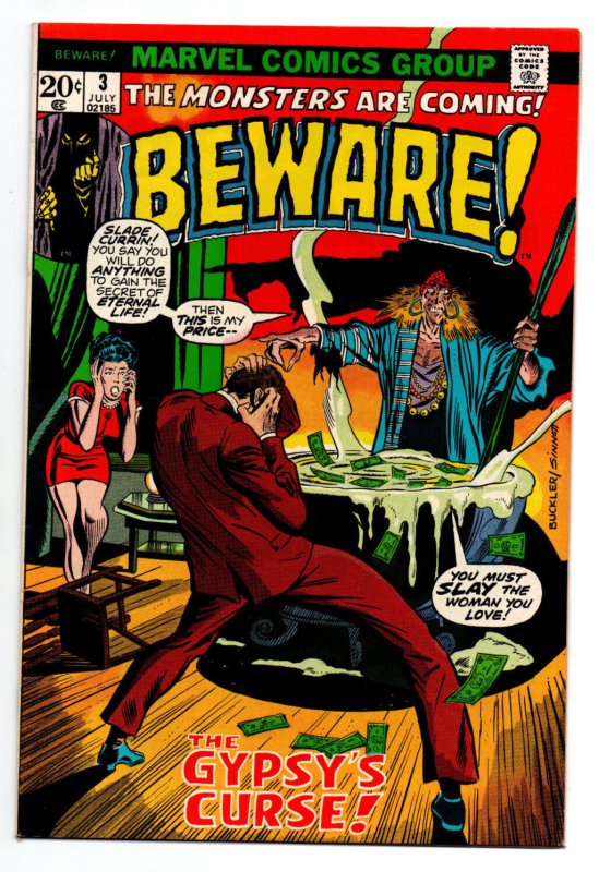 Beware! #3 - Horror - Stan Lee - Colan - 1973 - FN/VF | Comic Books ...