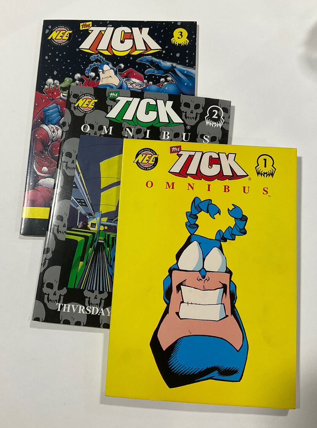 Tick Omnibus 1 2 3 Lot Set Run Near Mint- 9.2 New England Comics And ...