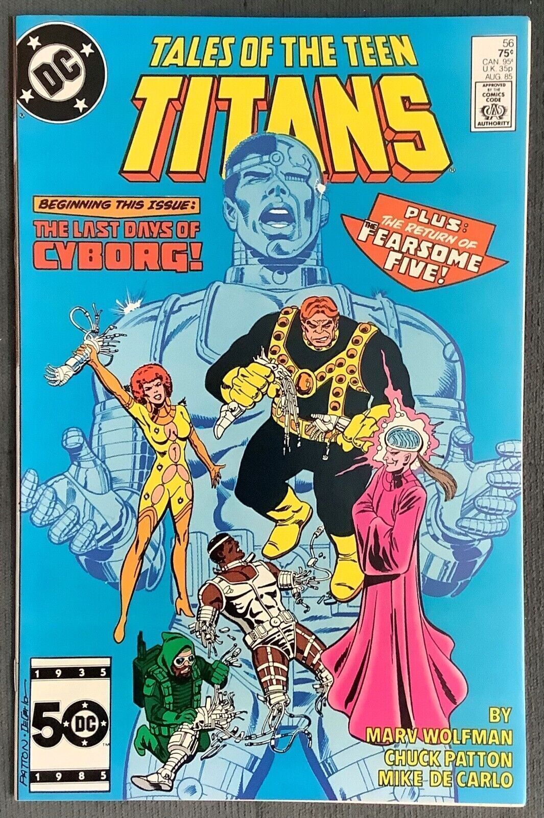 Tales of the Teen Titans #56 (1985, DC) 1st appearance Jinx. VF/NM ...