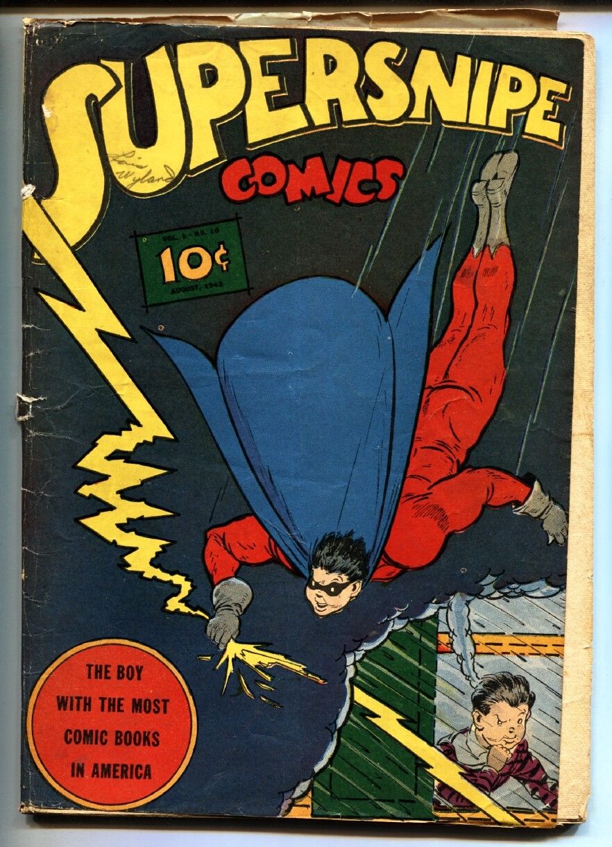 Supersnipe #10 1943-Street & Smith-Rex King-Doc Savage-Golden-Age comic ...