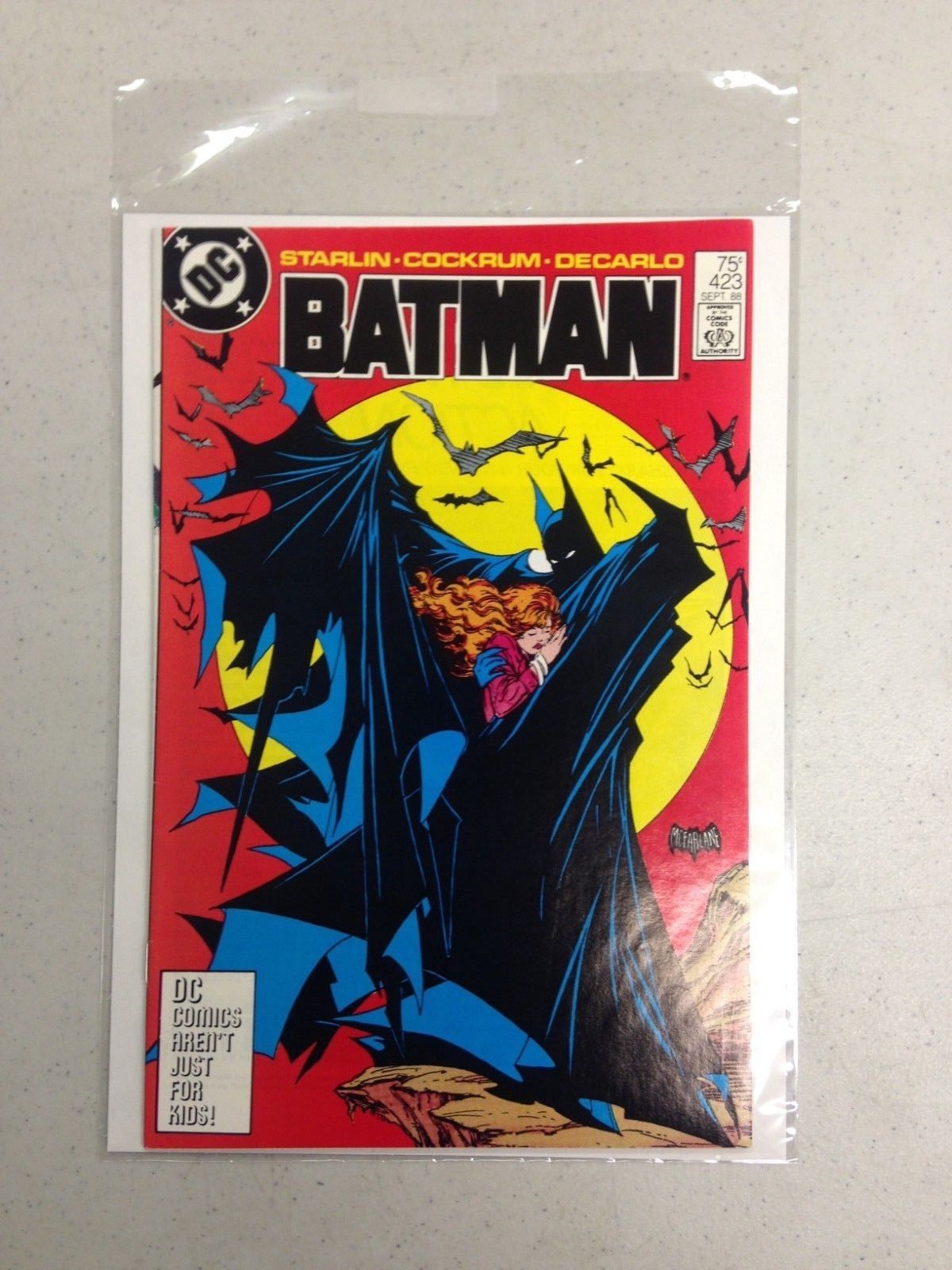 Batman 423 VF 1st Todd McFarlane work on Batman Classic Cover (needs ...